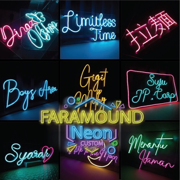 Jual NEON FLEX CUSTOM / LED CUSTOM NAMA ( UKURAN SMALL ) | Shopee Indonesia