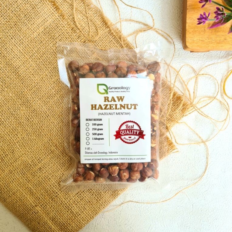 Jual (RAW) Kacang Hazelnut Kulit Ari Mentah / Raw Hazelnut With Skin ...