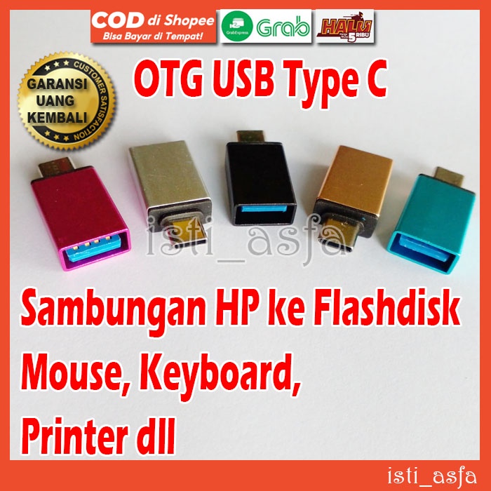 Jual Sambungan OTG USB Type C untuk HP POCO C75 C71 C65 C61 F7 F6 F5 F4 ...
