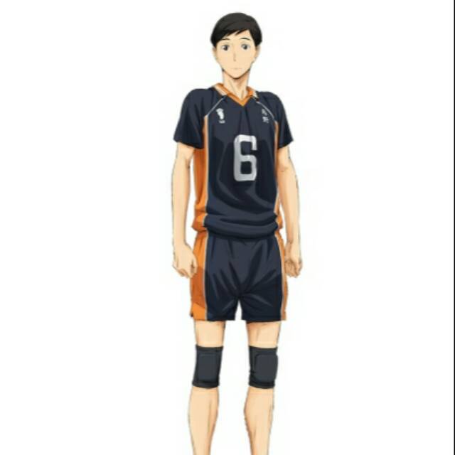 Jual Jersey Haikyuu Karasuno no.6 Chikara Ennoshita | Shopee Indonesia