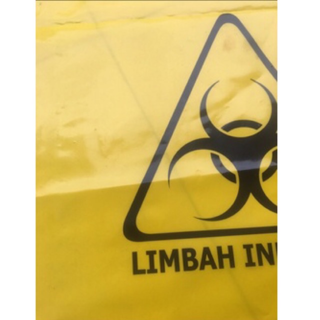 Jual Plastik Medis Limbah Infeksius 90 x 120 0,06 Micron TEBAL ( 1 pack ...