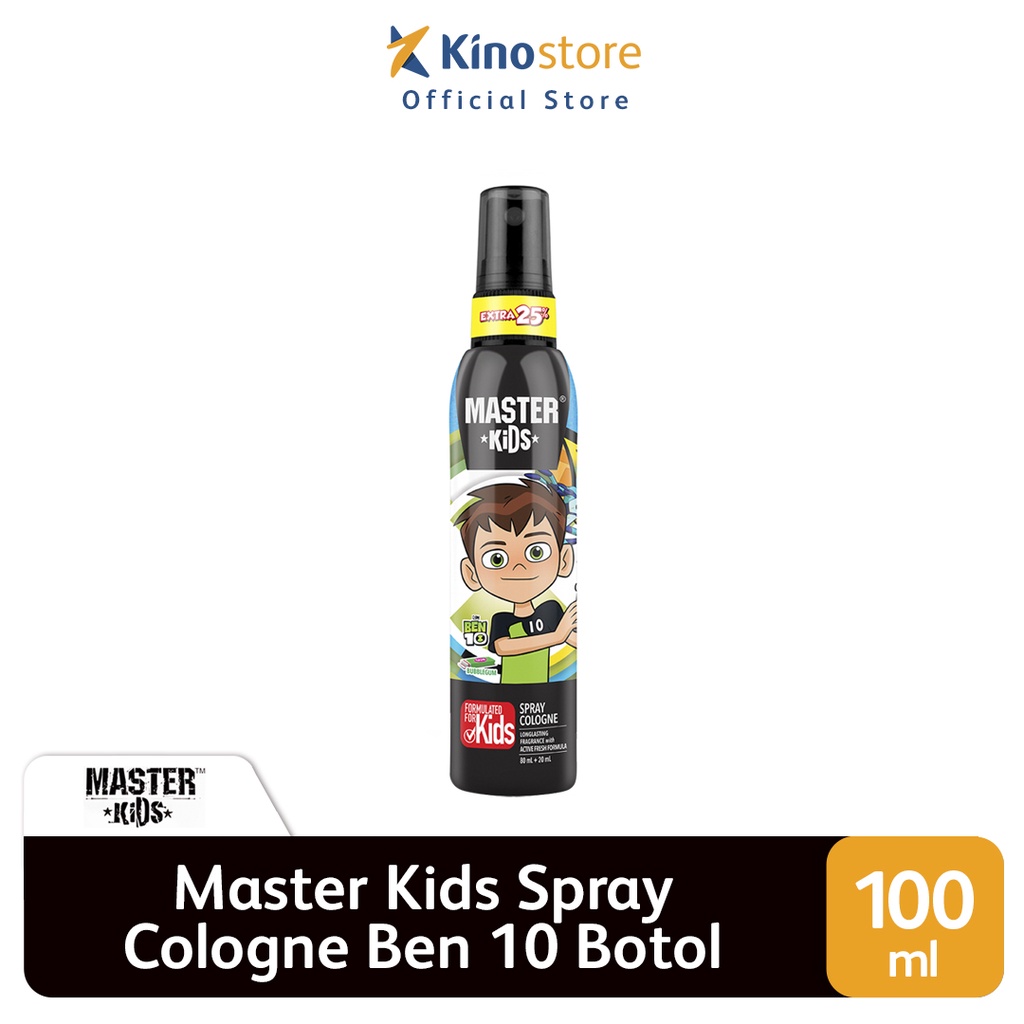 Jual Master Kids Spray Cologne Ben 10 Botol 100ml | Shopee Indonesia