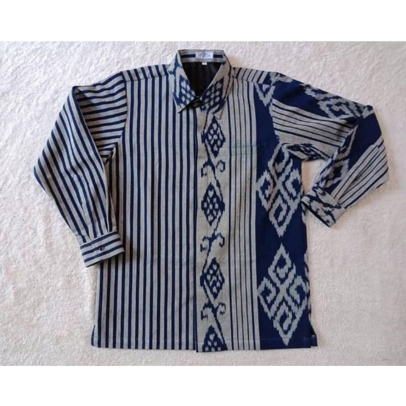 Jual SERAGAM TENUN - COPLE TENUN - BAJU TENUN LURIK | Shopee Indonesia