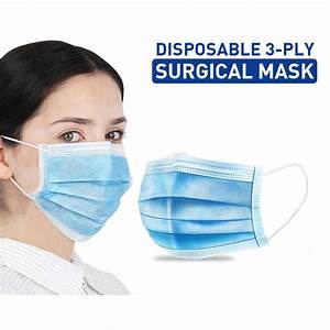 Jual RVC75 - Masker Earloop 3 Ply Biru isi 50 pcs Masker Kesehatan ...