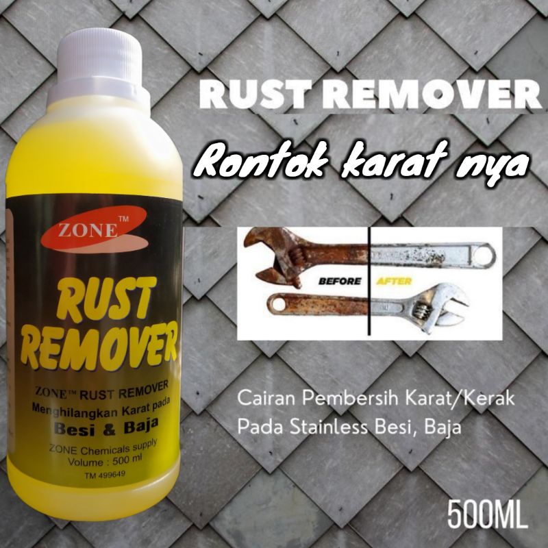 Jual Rust remover penghilang karat peluntur karat pada besi stainless baja kerak | Shopee Indonesia