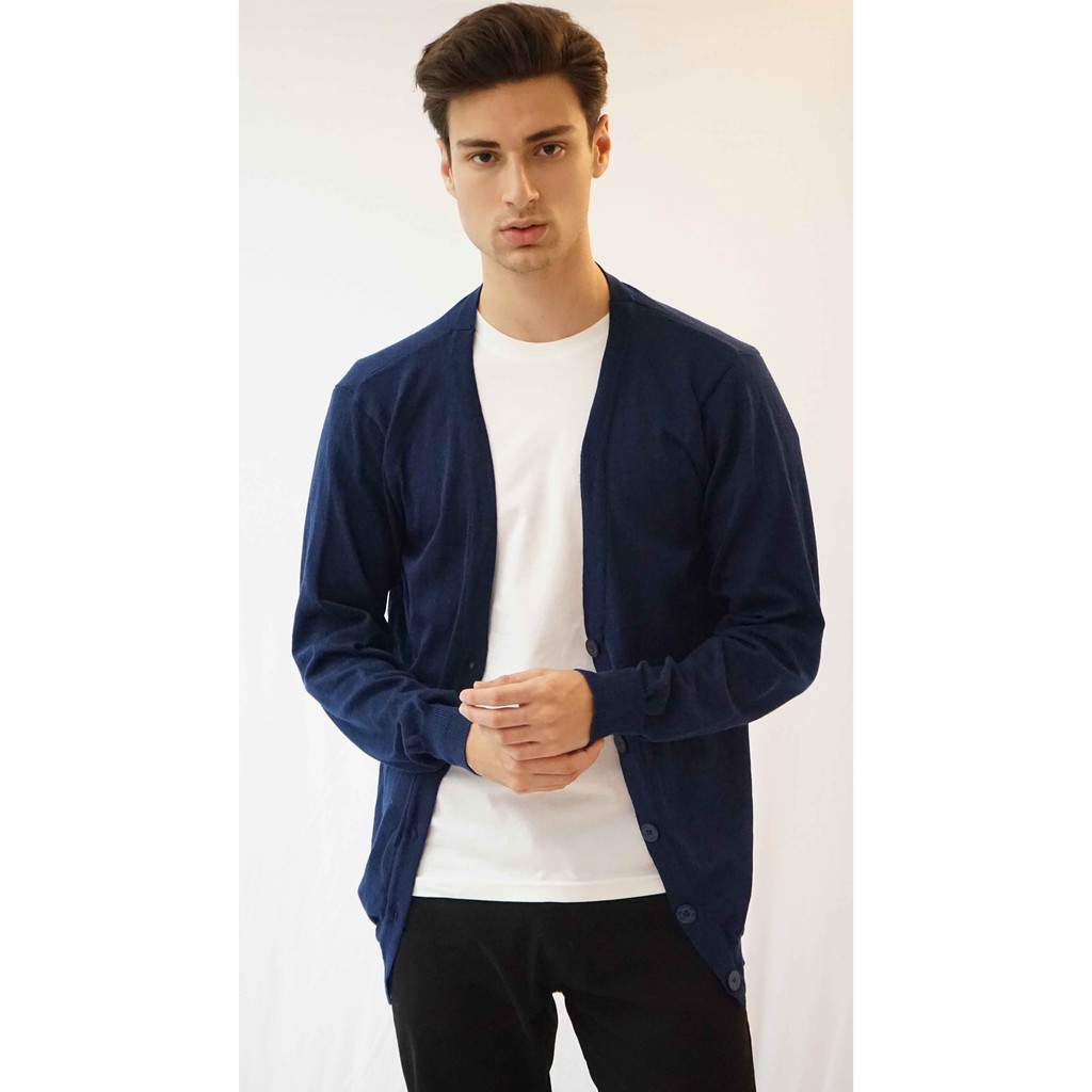 Jual Houseofcuff Cardigan Pria Oversize Korea Big Size Jumbo Biru ...