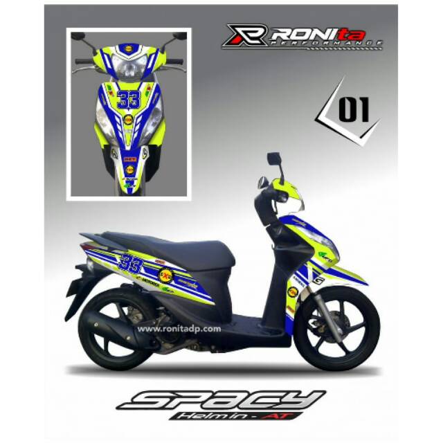 Jual Decal sticker stripping spacy full body | Shopee Indonesia