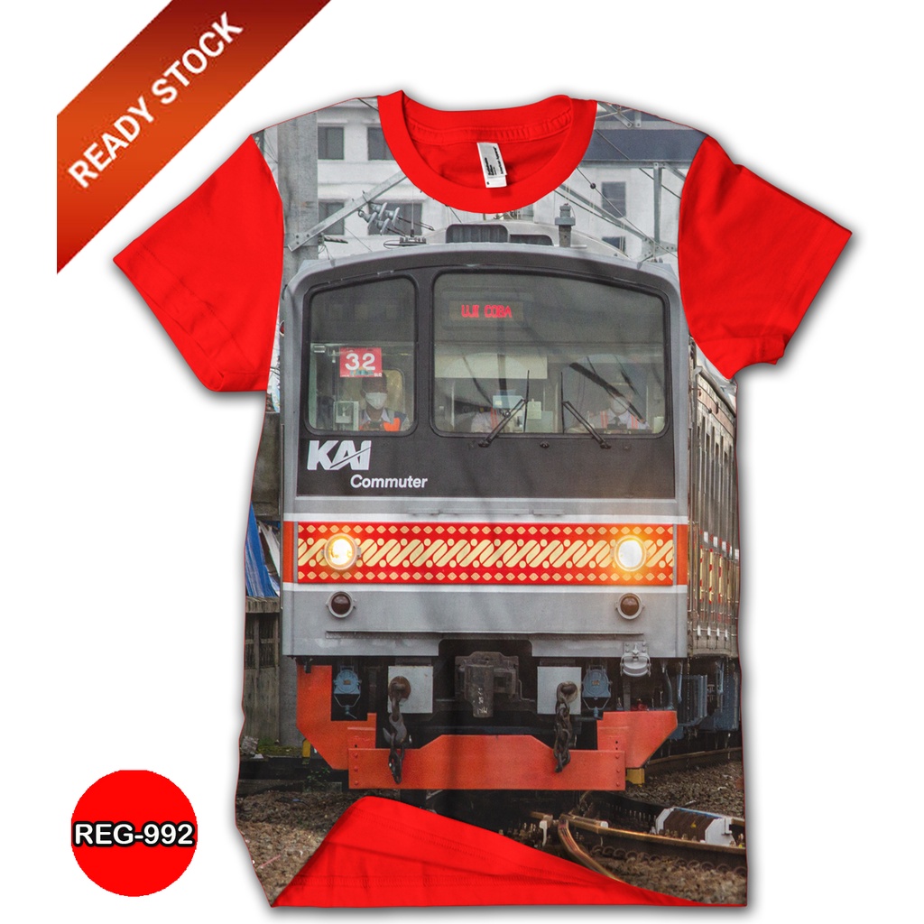 Jual Kaos Kereta Api KRL BATIK JOGJA-SOLO JR-205 Baju Anak dan Dewasa ...