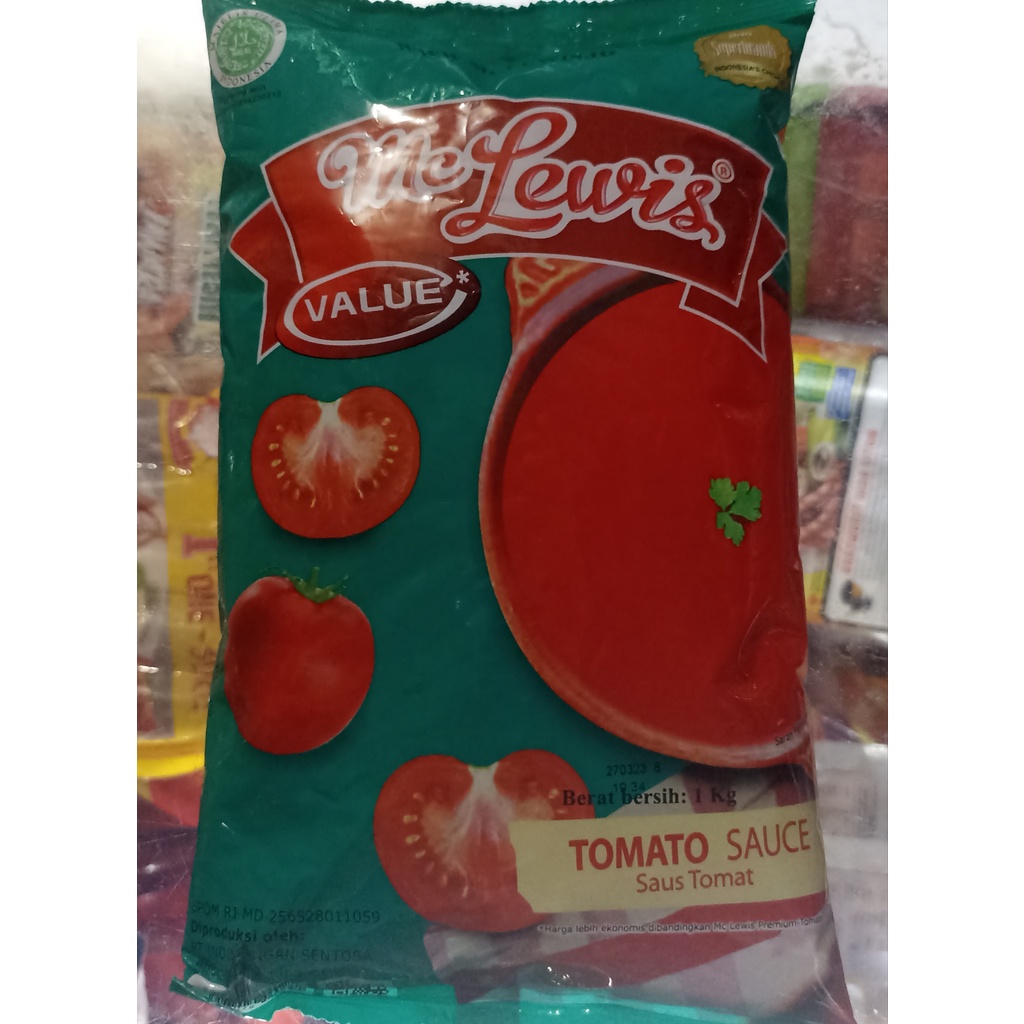Jual McLewis Saus Tomat 1kg | Shopee Indonesia