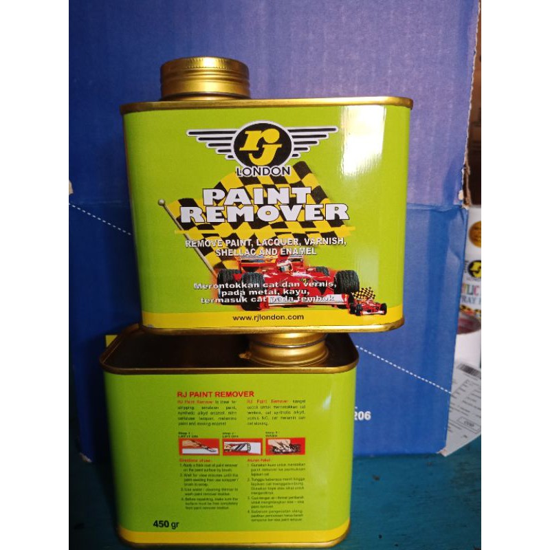 Jual Cairan Perontok Cat / Pernis / Serlak / Enamel 450ml Kayu Logam ...