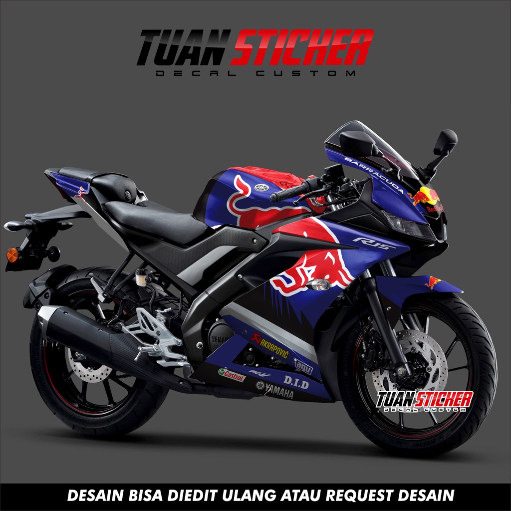 Jual Sticker Striping Decal Yamaha R15 V3, Sticker Decal R15 V3 ...