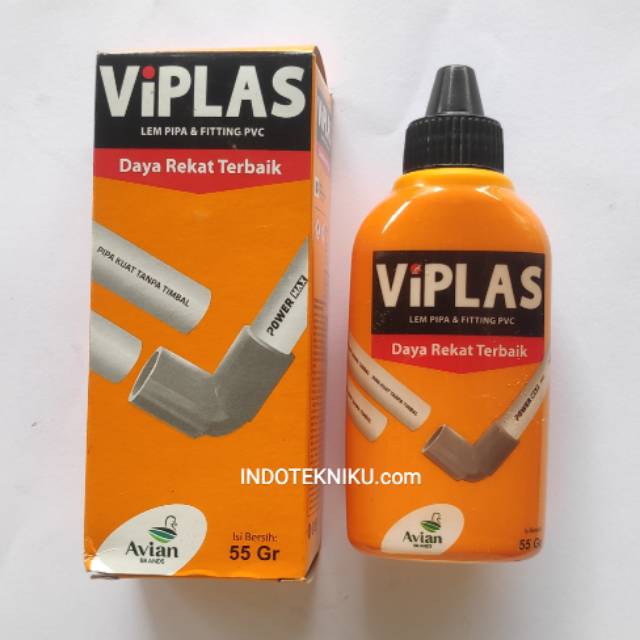 Jual Lem Pipa PVC VIPLAS 55gr | Shopee Indonesia