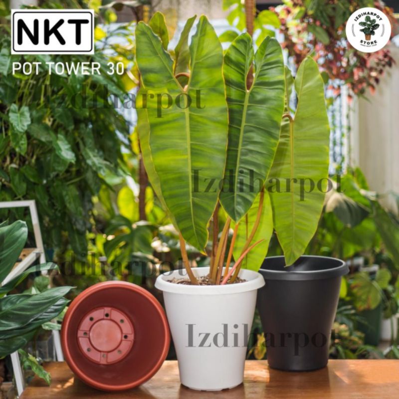 Jual pot bunga tanaman tinggi nkt tower hitam 30cm - NKT TOWER 30 HITAM ...