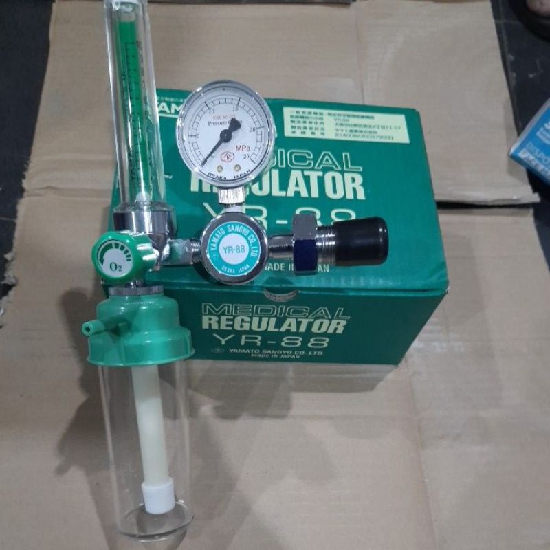 Jual Regulator Medical Oxygen YAMATO SANGYO YR 88 Regulator Medical - Made in Japan (Osaka ...