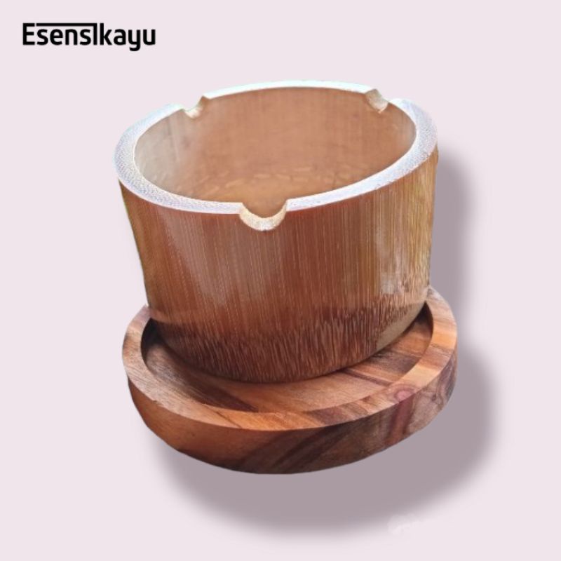 Jual Asbak Bambu Ramah Lingkungan / Asbak Bahan Bambu Khusus | Shopee ...