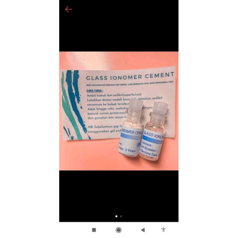 Jual lem gic / lem bubuk mini buat behel dan diamond | Shopee Indonesia