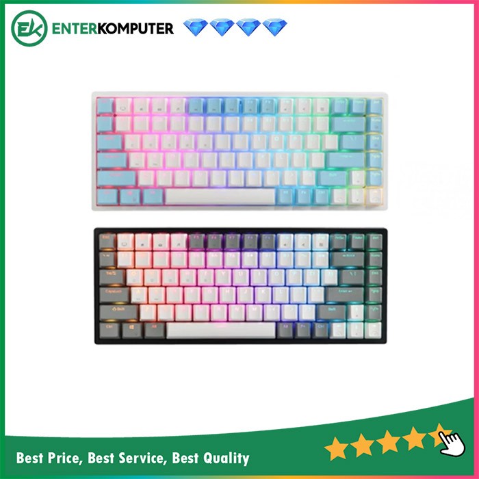 Jual Rexus Dexa M84 Ultimate Mechanical Keyboard Gaming (White/Black ...