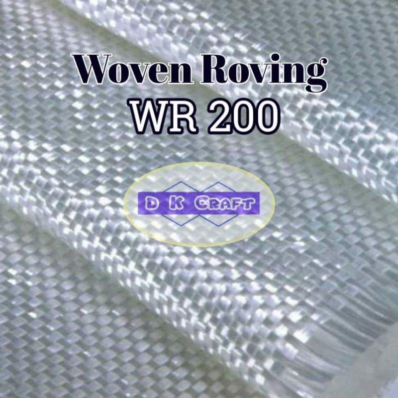 Jual Woven Roving WR 200 / 1meter | Shopee Indonesia