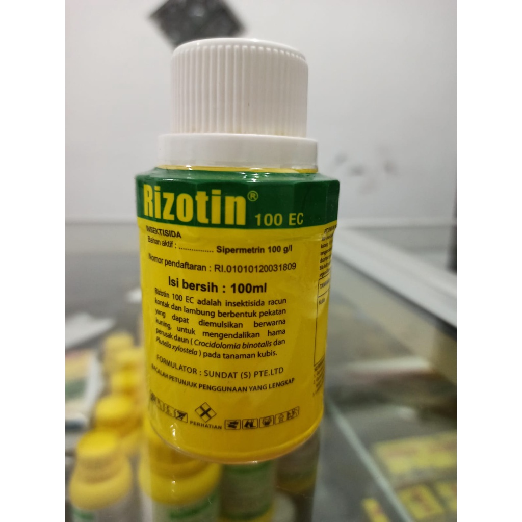 Jual Insektisida Rizotin 100EC - 100 ml (pembasmi wereng dan hama ...
