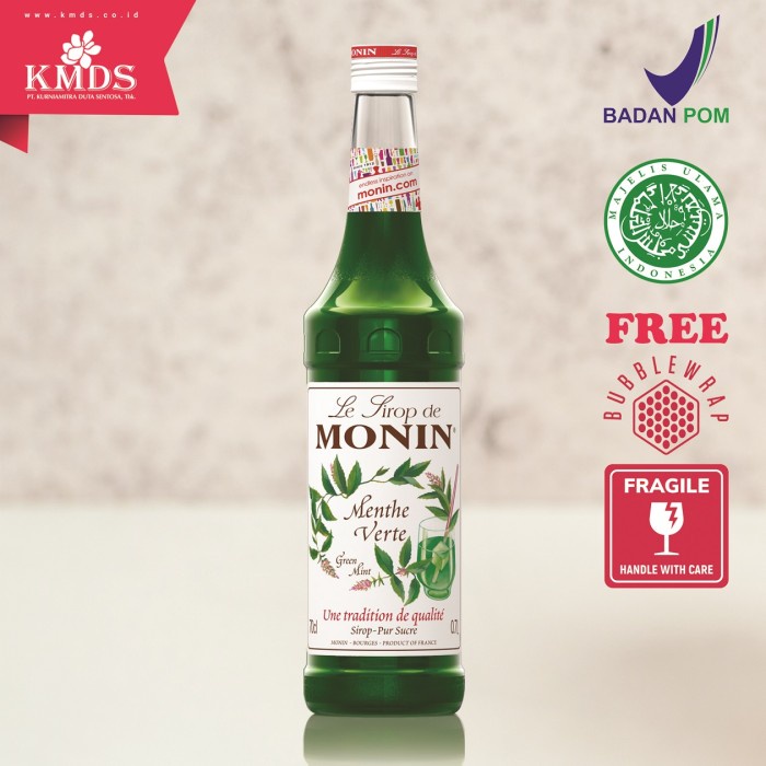 Jual MONIN Green Mint syrup 70 CL 700 ML | Shopee Indonesia