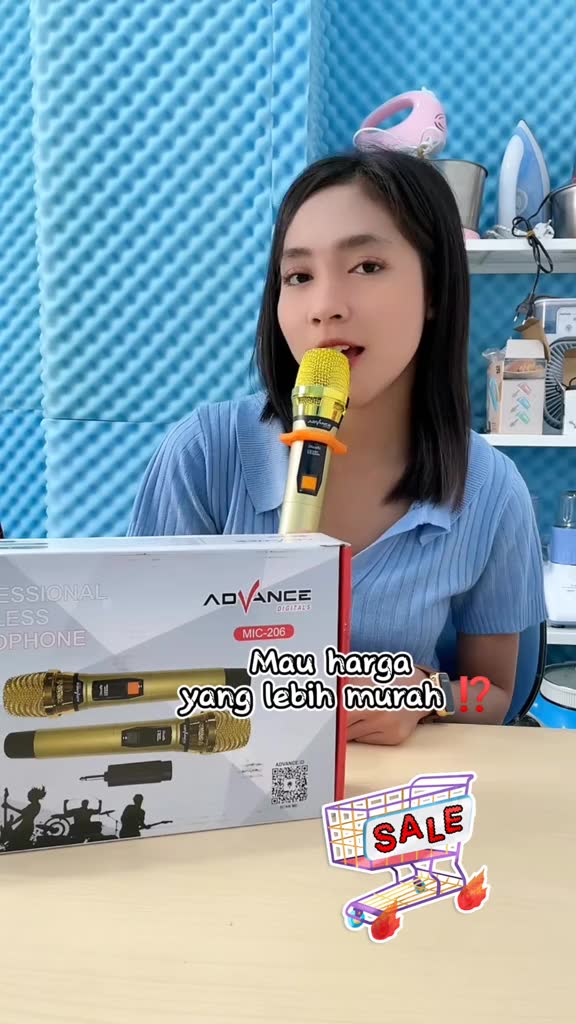 Jual Advance MIC-206 Duet Microphone Wireless UHF Garansi Resmi 1 Tahun ...