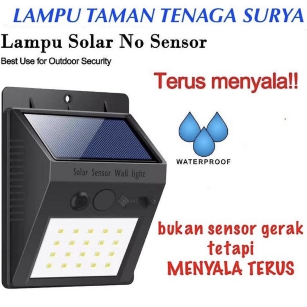 Jual Lampu Dinding Solar Cell Tenaga Matahari Surya Lampu Taman Solar ...