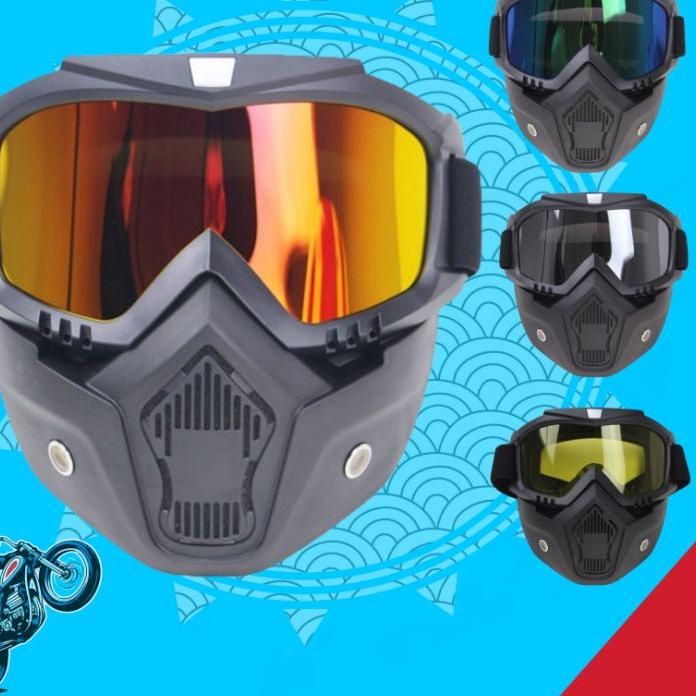 Jual Trendy Goggles Kacamata Full Face Goggle Mask Helm Masker Motor ...