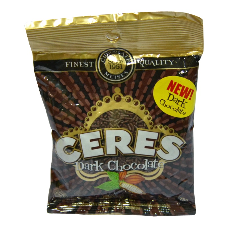 Jual Ceres Meises Dark Chocolate 75Gr | Shopee Indonesia