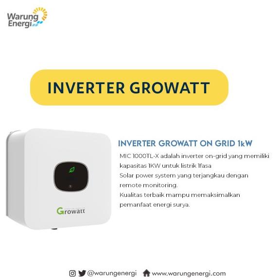 Jual Growatt On-Grid Inverter 1kW include Wifi Stick | Shopee Indonesia