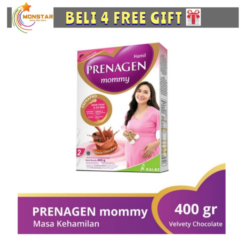 Jual MONSTAR - PRENAGEN MOMMY 400GR Vanila Coklat Strawberry Susu Prenagen mommy Lactamom Emesis ...