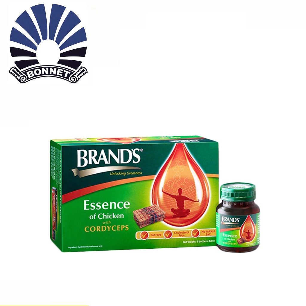 Jual BRANDS Essence of Chicken with Cordyceps (6x70g) | Shopee Indonesia