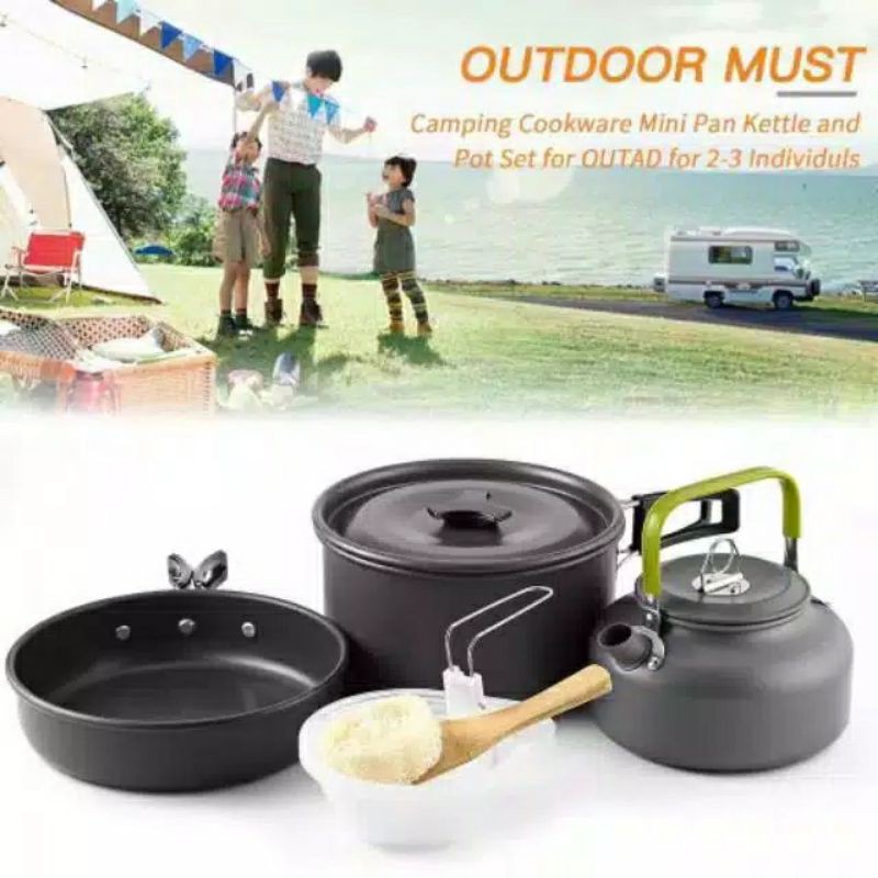 Jual Star DS-308 cooking set outdoor Nesting Teko MistingD$308 ketel ...
