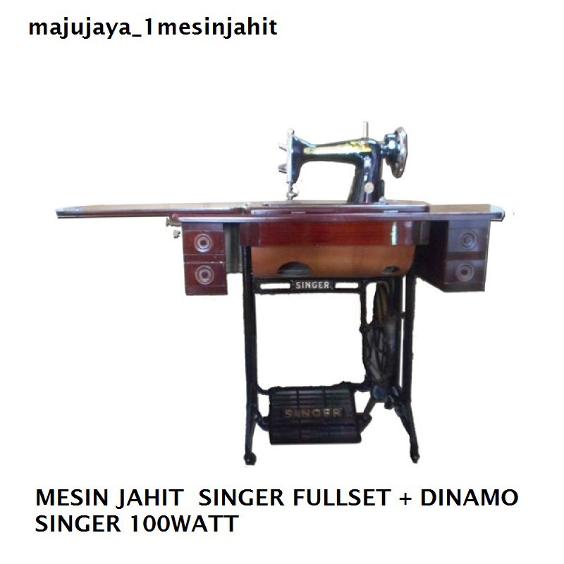Jual Mesin Jahit SINGER 15CL Fullset + dinamo singer 100watt | Shopee ...