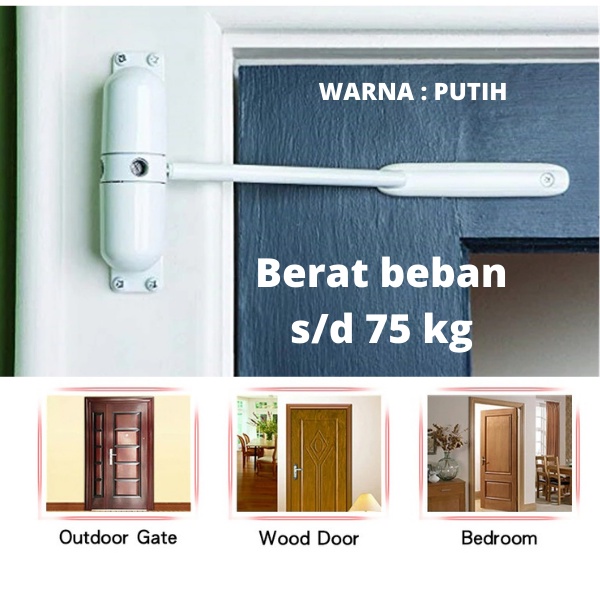 Jual DOOR CLOSER /ENGSEL PENUTUP PINTU OTOMATIS RODA / ENGSEL OTOMATIS ...