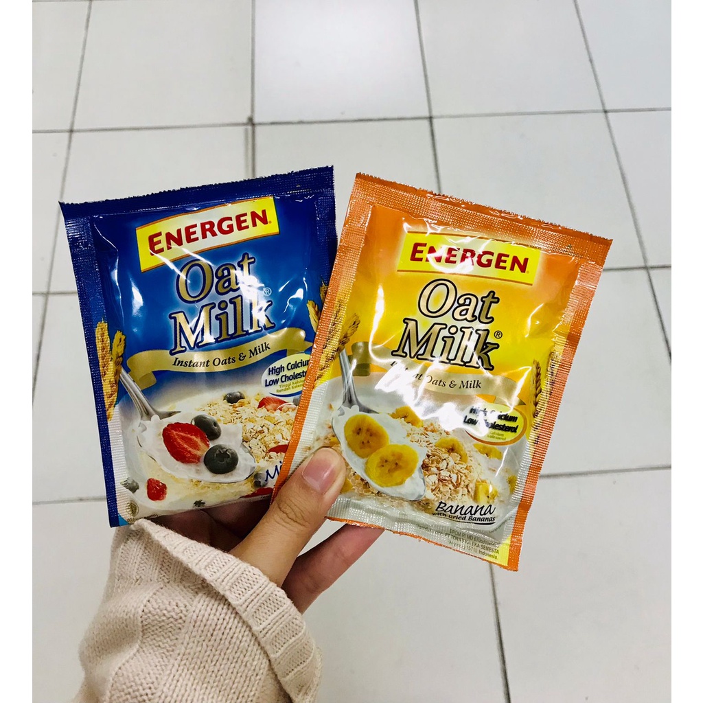 Jual Energen - Oat Milk Drink Instant Mix Berries / Banana - 1 sachet ...