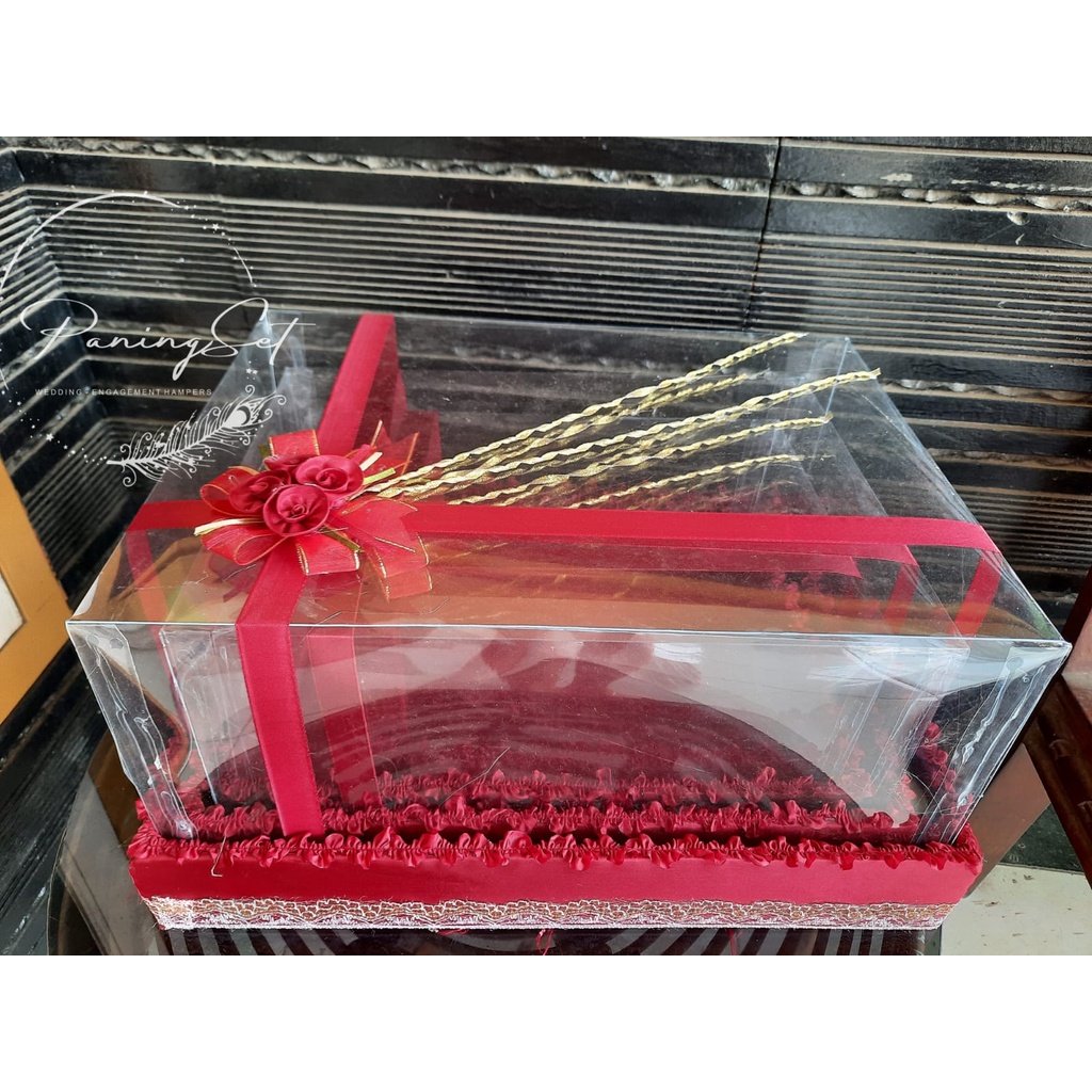 Jual parsel nikah lengkap/ kotak hantaran /seserahan mika 1 set isi 4 ...