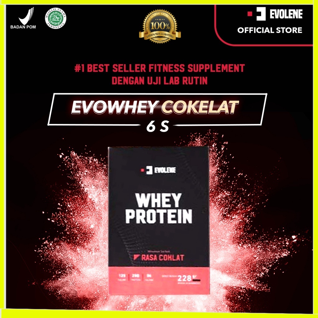 Jual Whey Protein Cokelat 6 Sachet - Susu Protein - Suplemen Fitness ...