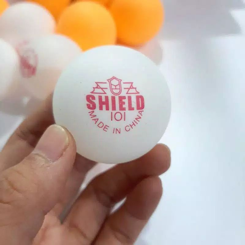 Jual Bola Pimpong Shield 101 / Bola Tennis Meja Isi 6 Bola [Orange & Putih] | Shopee Indonesia