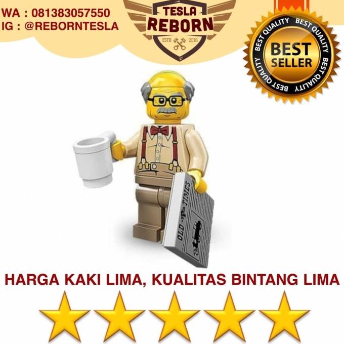 Jual Lego 71001 Minifigure Series 10 - Grandpa (ZIPLOCK) | Shopee Indonesia
