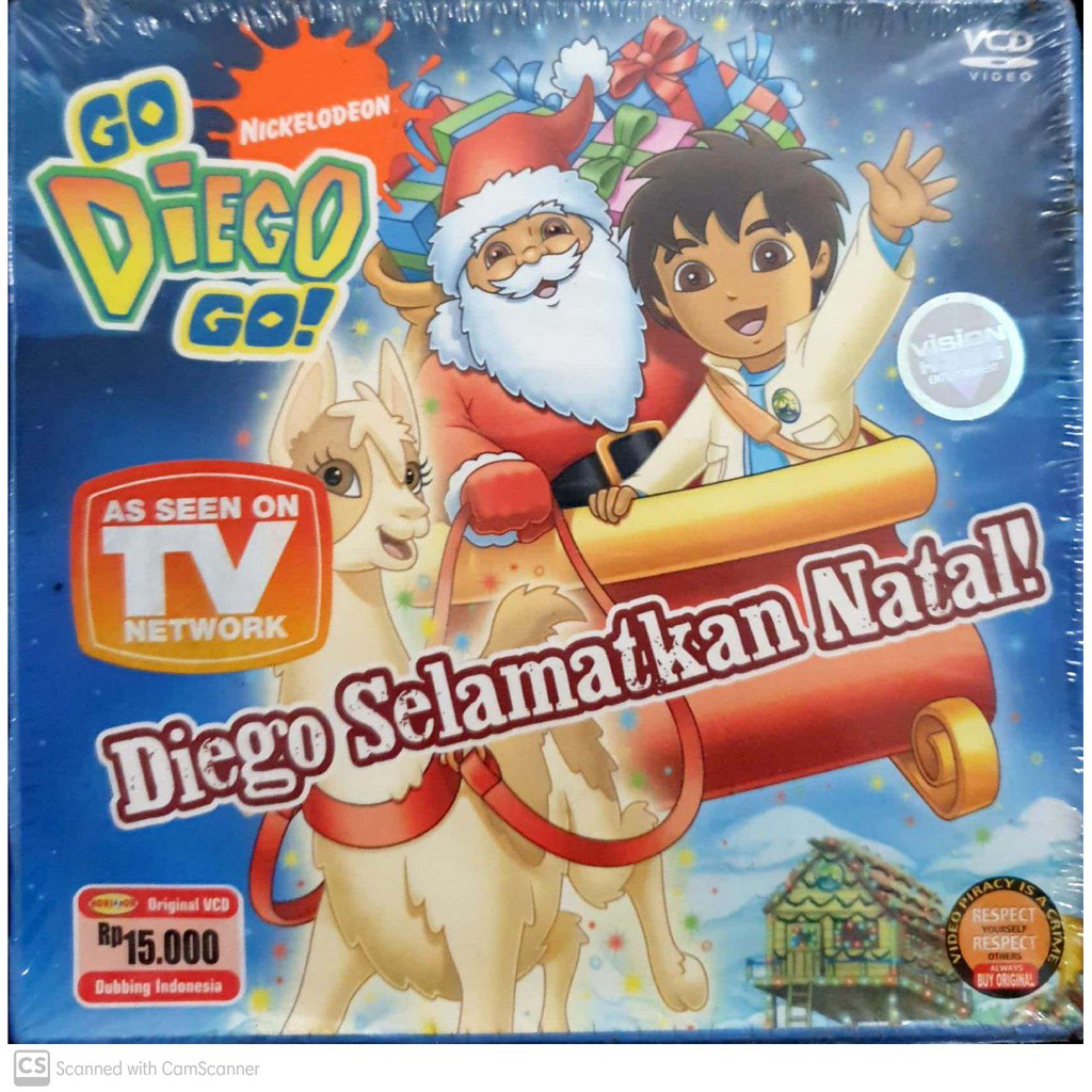 Jual Go Diego Go: Diego Selamatkan Natal! | VCD Original | Shopee Indonesia