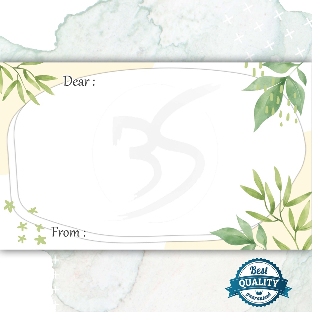 Jual GREETING CARD MODEL FRAME POLOS | KARTU UCAPAN | GIFT CARD | KARTU ...