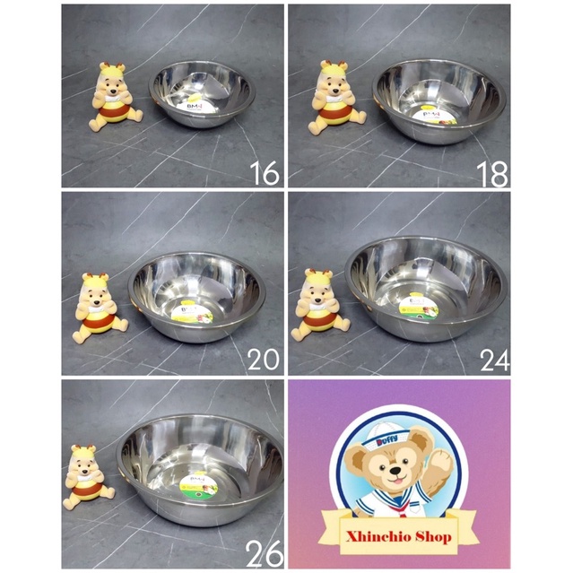 Jual Baskom stainless tebal Bmw 20 cm | Shopee Indonesia