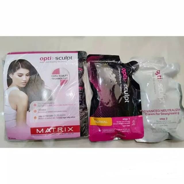 Jual Matrix Opti Sculpt Mini 125ml Normal Resistant Obat Smoothing ...