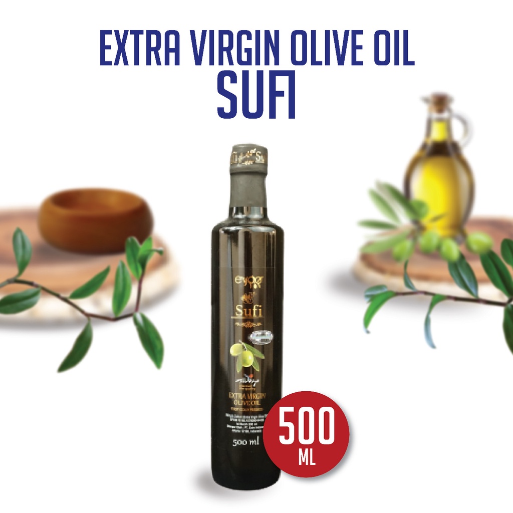 Jual Minyak zaitun sufi extra virgin olive oil 500 ml murah | Shopee ...
