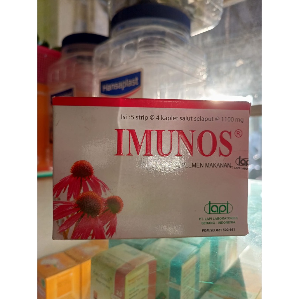 Jual IMUNOS TABLET ISI 4 & SIRUP 60 ML, Vitamin Daya Tahan Tubuh ...