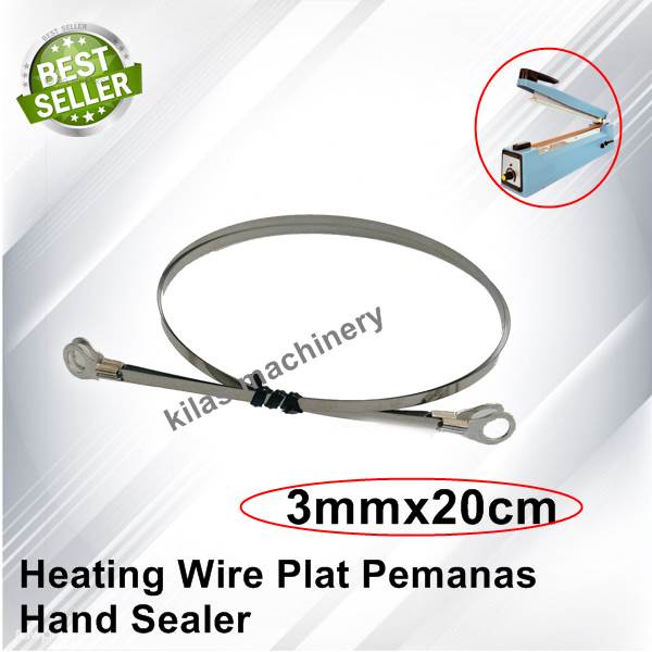 Jual Heating Wire Plat Pemanas Hand Sealer 20cm30cm40cm Plat Kawat ...