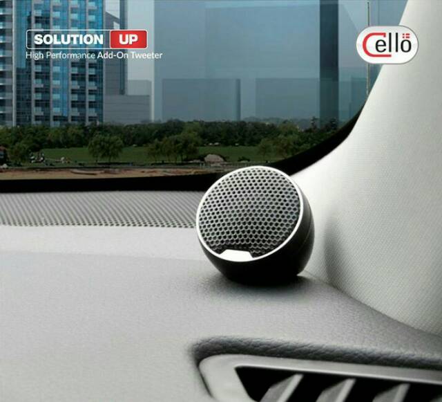 Jual Tweeter cello Solution Up Softdome Tweeter Original Cello | Shopee ...