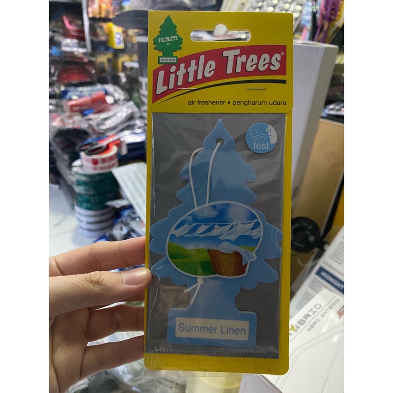 Jual Parfum mobil little trees summer linen original | Shopee Indonesia
