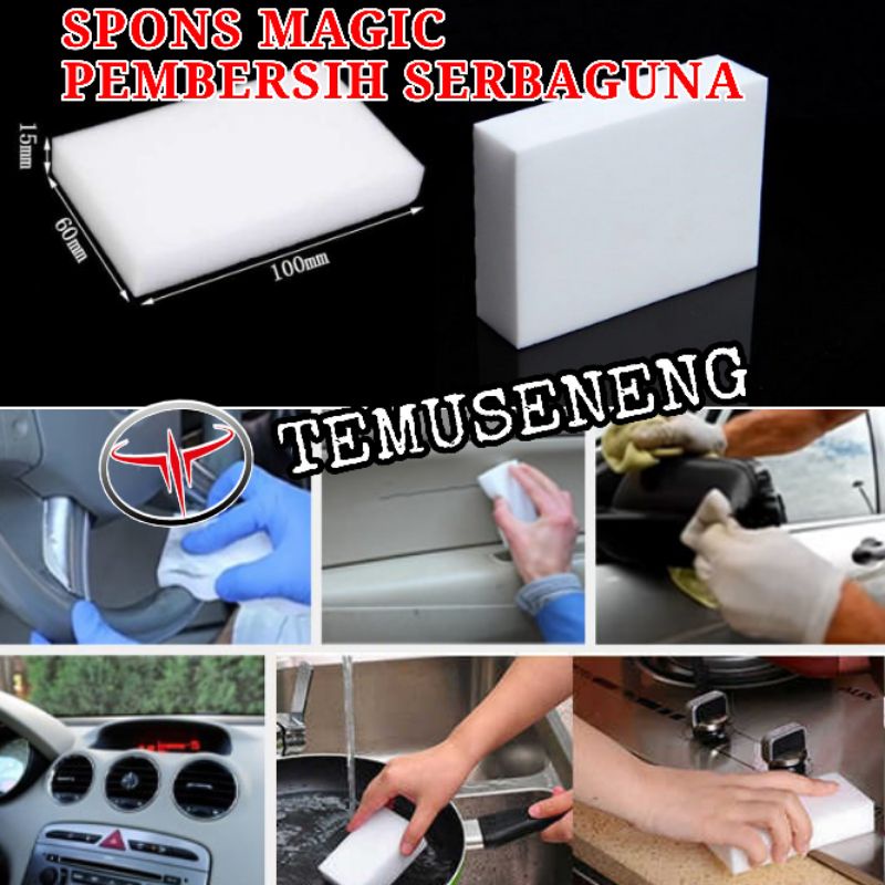 Jual Spons Magic Ajaib Busa Putih Super Lembut Halus Pembersih ...