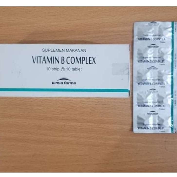 Jual Vitamin B Complex Strip 10 Tablet Kimia Farma | Shopee Indonesia